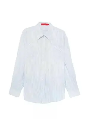 ACUPUNCTURE 1993 Striped Panelled Shirt