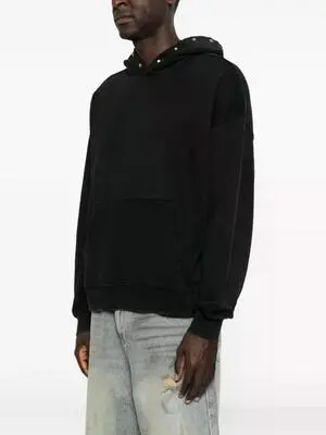 ACUPUNCTURE 1993 Stud-embellished Jersey Hoodie