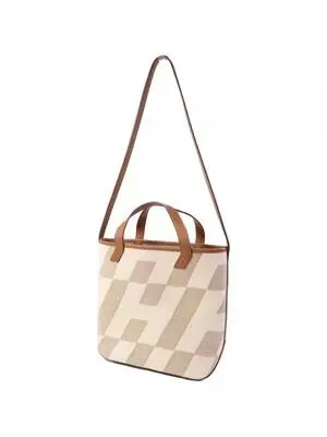 Hermès Cabas H En Biais 27 Two-way Handbag