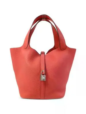 Hermès Mm Picotin Tote Bag - Red