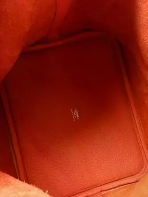 Hermès Mm Picotin Tote Bag - Red