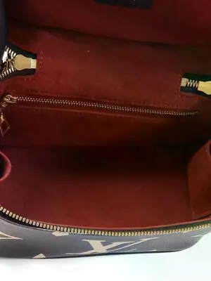 LOUIS VUITTON Monogram Empreinte Vanity Pm Leather Hand Bag - Black