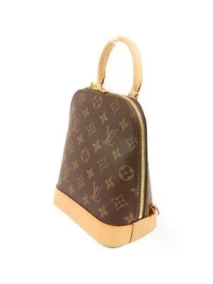LOUIS VUITTON Alma Monogram Backpack - Brown