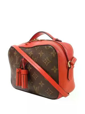 LOUIS VUITTON Monogram Saintonge Handbag - Brown