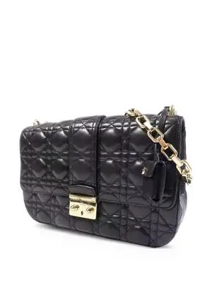 Dior Lambskin Cannage Quilted Shoulder Bag