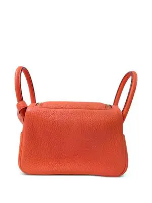 Hermès Mini Lindy Tote Bag - Orange