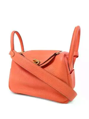 Hermès Mini Lindy Tote Bag - Orange