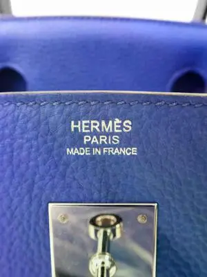 Hermès 30 Togo Tote Bag - Blue