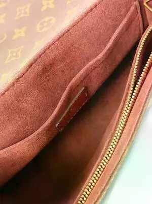 LOUIS VUITTON Saint Placide Monogram Canvas Shoulder Bag - Brown