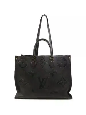 LOUIS VUITTON On The Go Gm Empreinte Tote Bag - Black