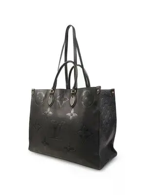 LOUIS VUITTON On The Go Gm Empreinte Tote Bag - Black