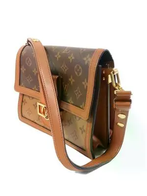LOUIS VUITTON Dauphine Mm Monogram Reverse Tote Bag - Neutrals