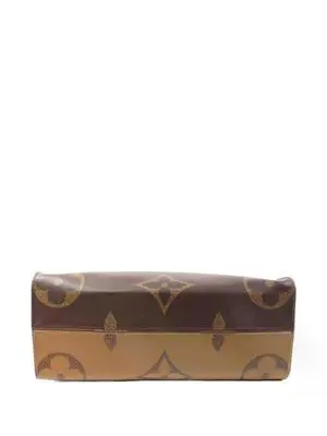 LOUIS VUITTON Monogram Giant On The Go Tote Bag - Brown