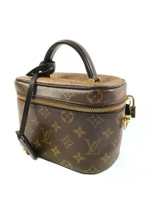 LOUIS VUITTON Monogram Vanity Pm Bag - Brown