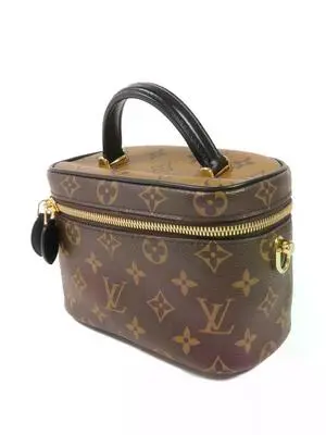 LOUIS VUITTON Vanity Pm Monogram Reverse Handbag - Brown