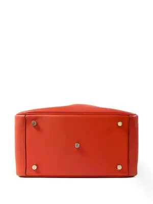 Hermès Lindy 26 Swift-leather Tote Bag - Red