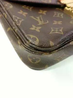 LOUIS VUITTON Pochette Metis Monogram Bag - Brown