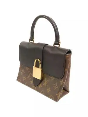 LOUIS VUITTON Locky Bb Monogram Canvas Handbag - Brown