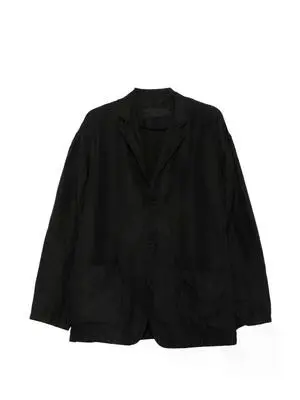 Comme Des Garçons Patch-pocket Button-up Blazer