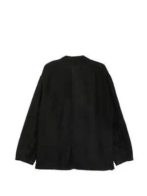 Comme Des Garçons Patch-pocket Button-up Blazer
