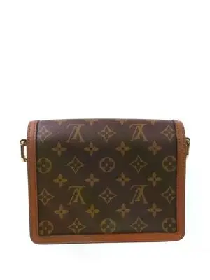 LOUIS VUITTON Mini Dauphine Monogram Reverse Crossbody Bag - Brown