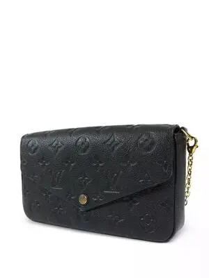 LOUIS VUITTON Felicie Pochette Shoulder Bag - Black
