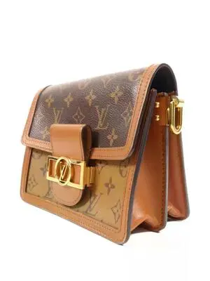 LOUIS VUITTON Mini Dauphine Monogram Reverse Shoulder Bag - Brown