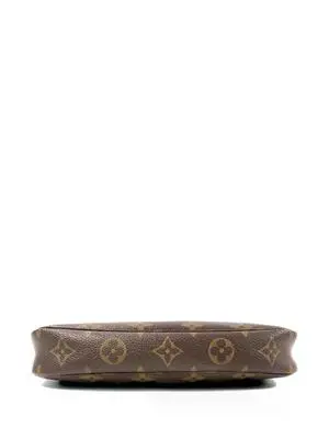 LOUIS VUITTON Monogram Pochette Shoulder Bag - Brown