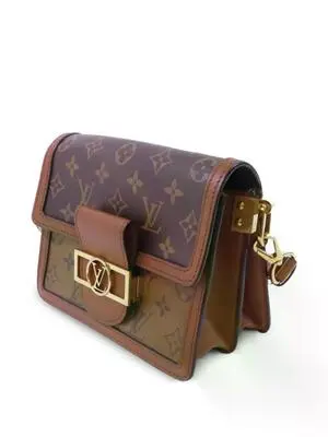 LOUIS VUITTON Mini Dauphine Monogram-pattern Shoulder Bag - Brown
