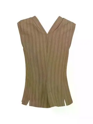 CORTANA Ida Pinstripe-pattern Blouse
