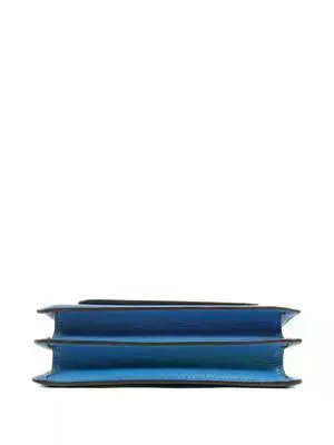Hermès Mini Roulis Evercolor-leather Crossbody Bag - Blue