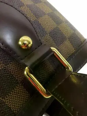 LOUIS VUITTON Damier Ebene Canvas Tote Bag