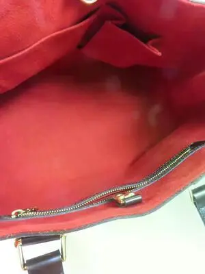 LOUIS VUITTON Damier Ebene Canvas Tote Bag