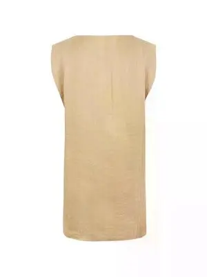 CORTANA Ellis Boat-neck Sleeveless Top