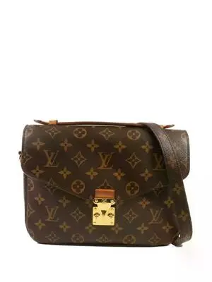LOUIS VUITTON Monogram Pochette Metis Crossbody Bag - Brown