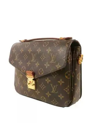 LOUIS VUITTON Monogram Pochette Metis Crossbody Bag - Brown