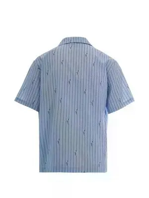 Lacoste Stripe-print Short-sleeve Shirt