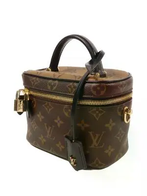 LOUIS VUITTON Monogram Reverse Vanity Pm Handbag
