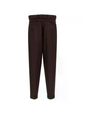Saint Laurent Belted Paper-bag Waist Trousers