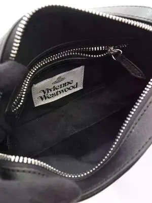 VIVIENNE WESTWOOD Orb Saffiano Camera Shoulder Bag - Black