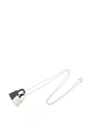 Hermès 2021 O'kelly Padlock Necklace - Silver