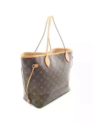 LOUIS VUITTON Monogram Canvas Neverfull Mm Tote Bag - Brown