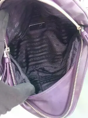 Prada 2010s Triangle Leather Handbag