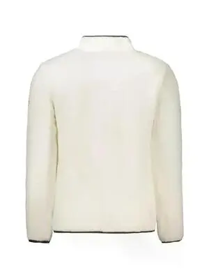NORWAY 1963 Fleece Texture Mock Neck Zip-up Sweatshirt - Neutrals