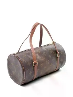 LOUIS VUITTON 1993 Papillon Monogram Tote Bag - Brown