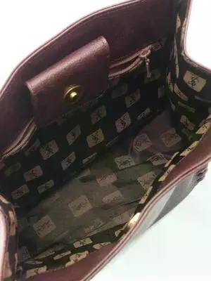 Saint Laurent Whipstitch Leather Handbag