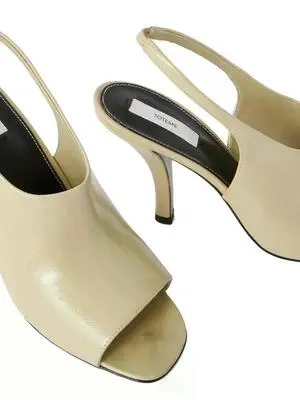 TOTEME Open Toe Slingback Sandals