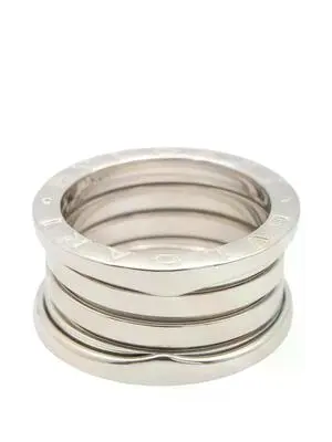BVLGARI 18k White Gold B.zero1 4-band Ring