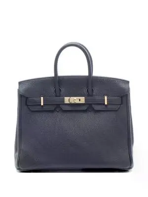Hermès 2022 Birkin 25 Tote Bag - Black