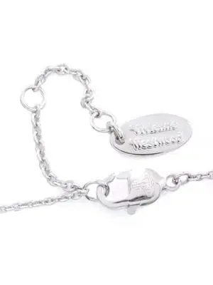 VIVIENNE WESTWOOD Tone Orb Pendant Cable-link Chain Necklace